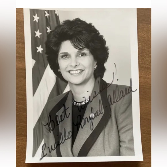 Wall Decor | Rep Lucille Roybalallard Dca Signed Photo 5x7 Bw | Poshmark